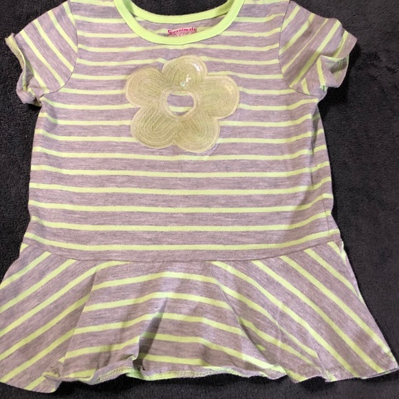 Garanimals | Shirts & Tops | Garanimals Daisy Striped Flower Short ...